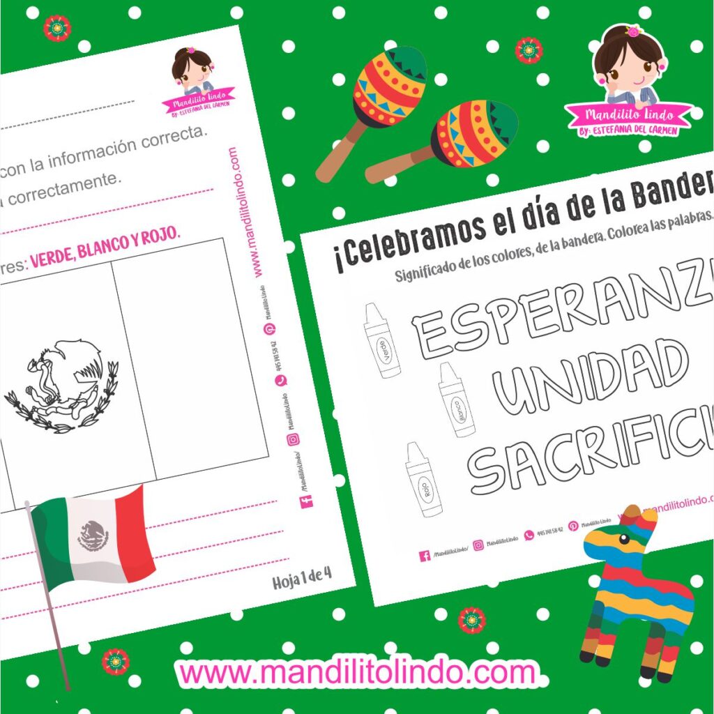 Actividades día de la bandera - Mandilito Lindo